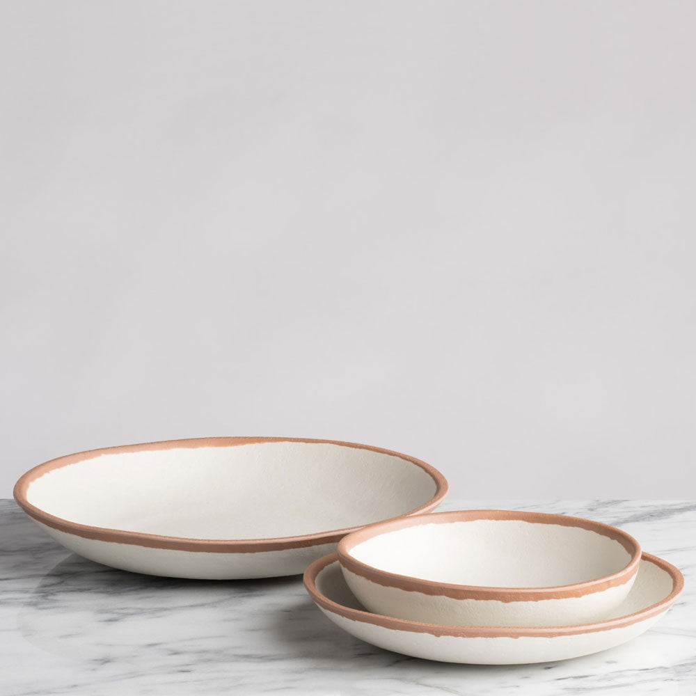 Potter Terracotta Brown Melaboo™ Oval Platter | Q Home